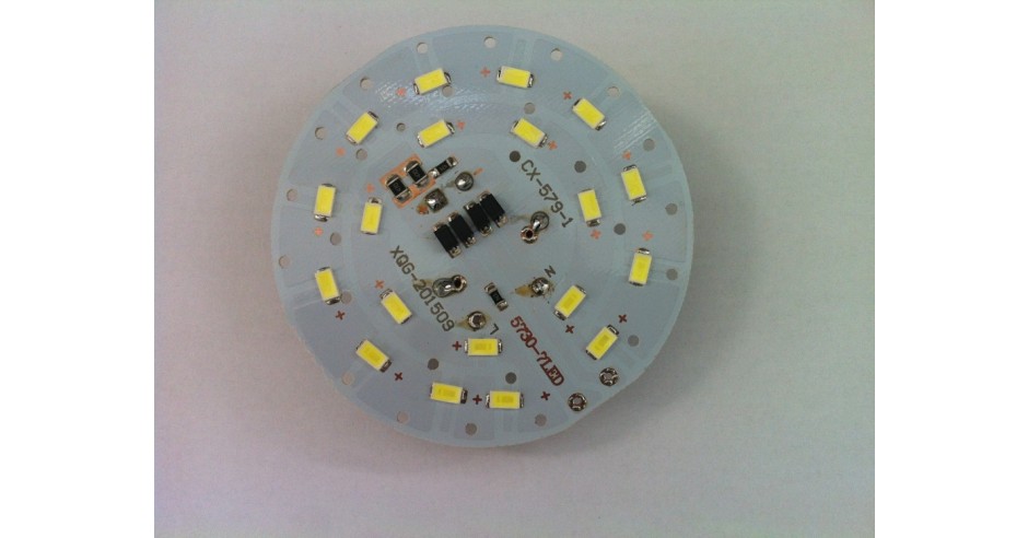 Placa rotunda cu leduri 9W/220VAC, Alb Rece si Alb Cald | arhiva Okazii.ro