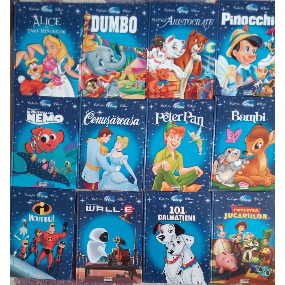 Colectia completa Disney Clasic, Biblioteca Adevarul pentru copii, 24 ...