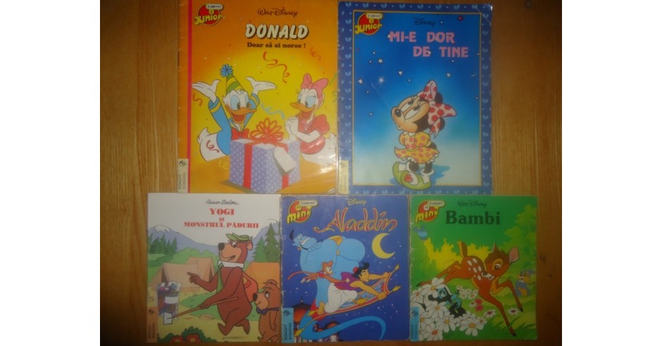 Vand lot de 24 carti/reviste/benzi desenate - copii -Disney /Egmont si ...