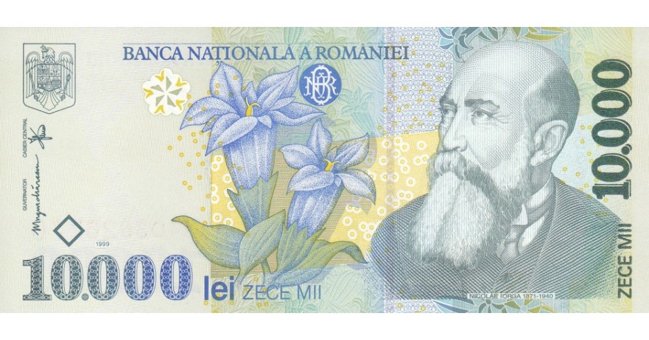 Bancnota Romania 10.000 Lei 1999 - P108 UNC | arhiva Okazii.ro