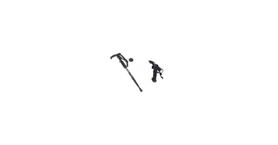 Baston telescopic multifunctional pentru drumetii cu lanterna | arhiva ...