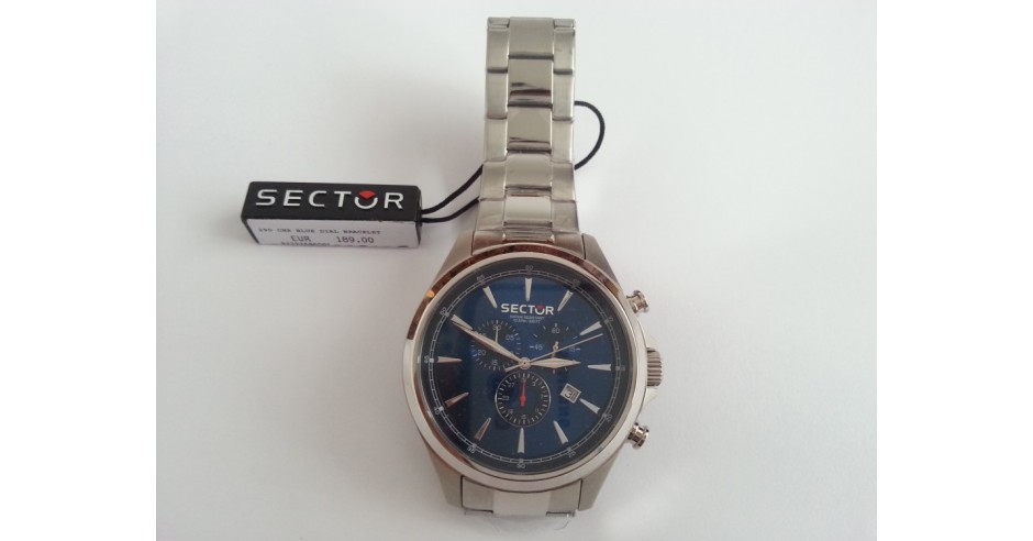 Ceas original SECTOR 290 Designed in Italy chrono movement stainless ...