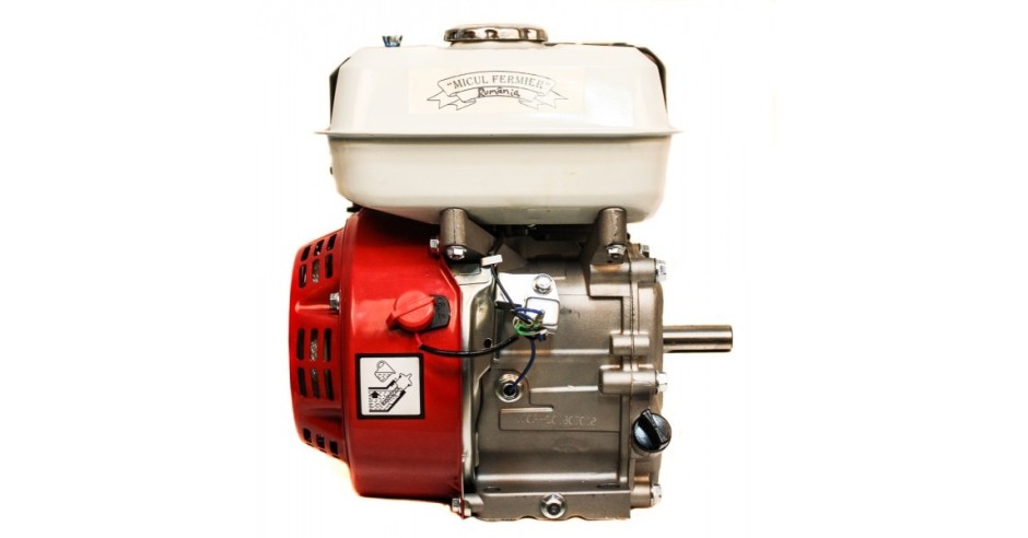 Motor pe benzina 270 4 timpi OHV 9CP ax orizontal pana 24mm, motosapa ...