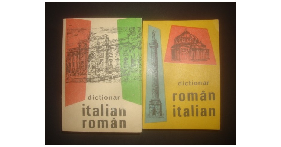 ALEXANDRU BALACI - DICTIONAR ROMAN-ITALIAN, ITALIAN-ROMAN 2 volume ...