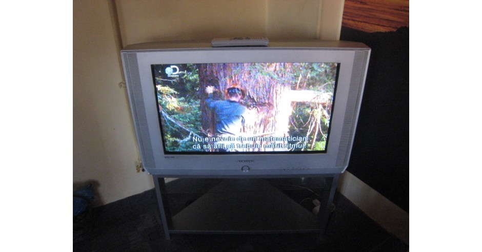 Televizor CRT / TV Samsung WS32M206P 100 Hz cu tub plat 81 cm wide ...