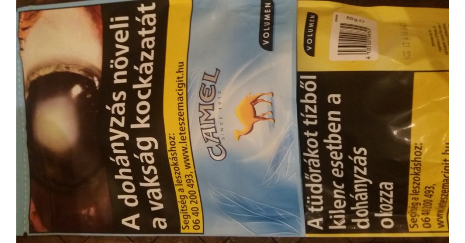 Tutun camel galben si albastru 50 grame | arhiva Okazii.ro