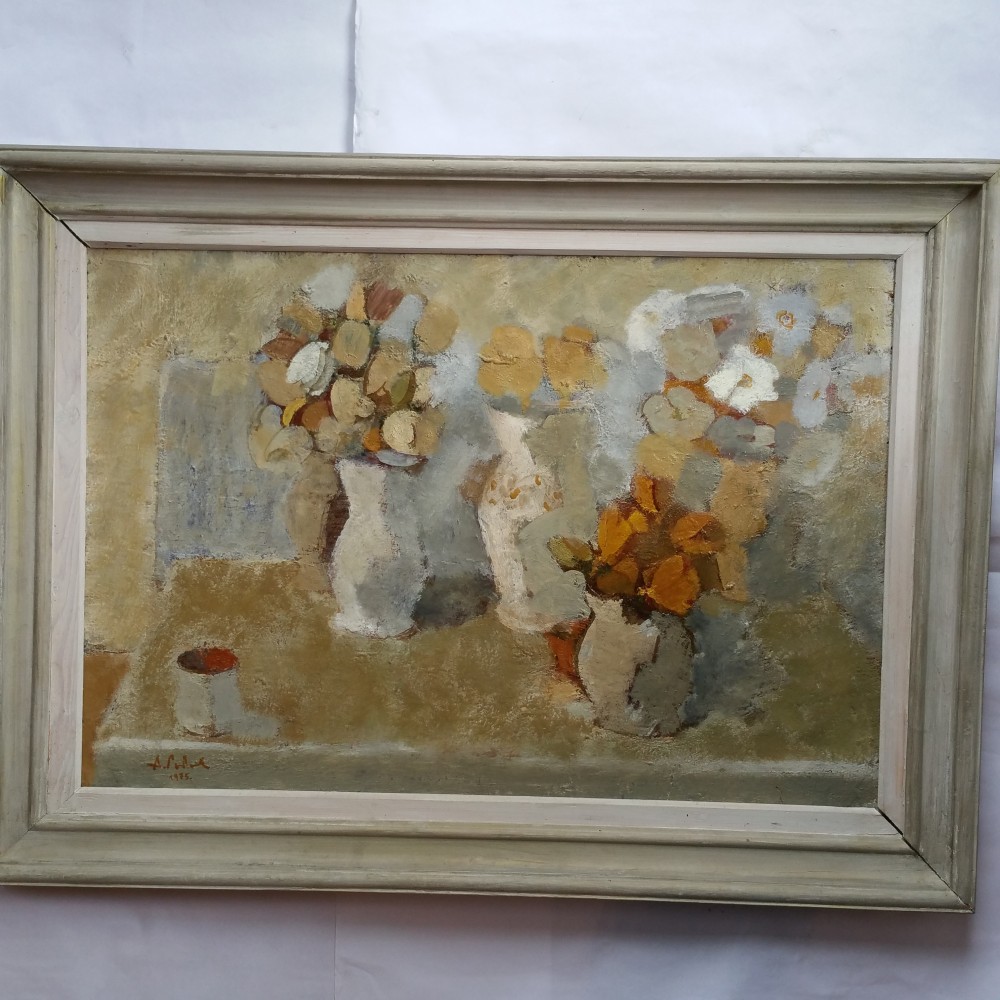 ADRIAN PODOLEANU - PICTOR, ARTIST IESEAN - TABLOU -FLORI CU ULCELE ...