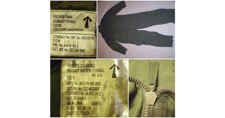 Costum combinezon pilot avion armata NATO | arhiva Okazii.ro
