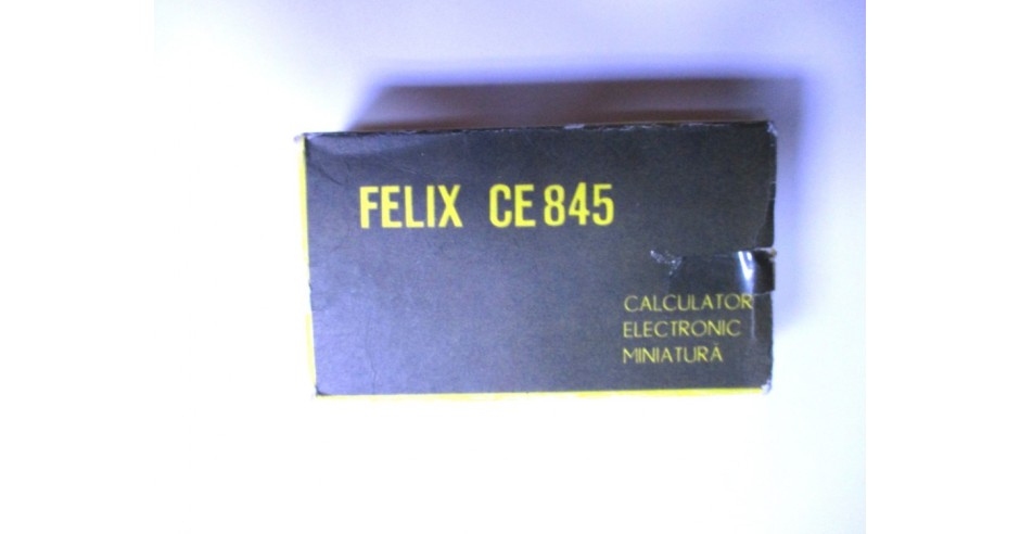 o cutie originala calculator felix vechi ce 845 rara de colectie ...