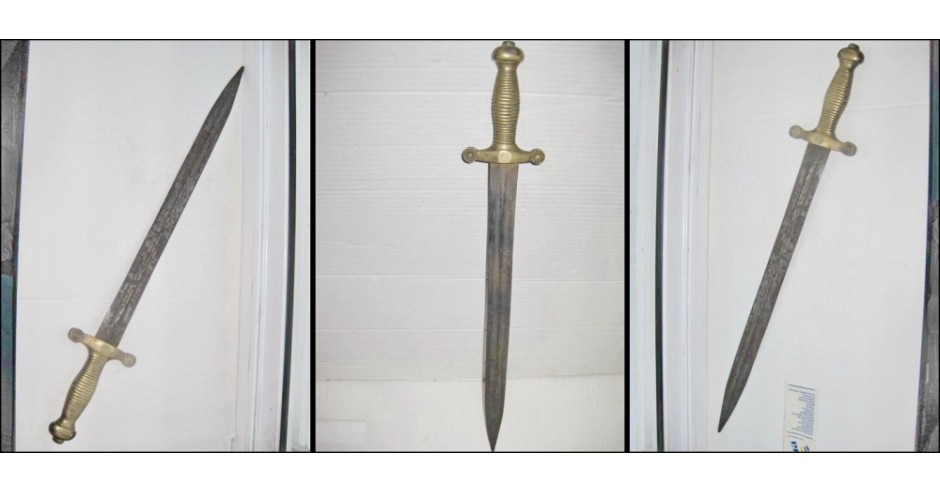 Sabie antica lupta infanterie gravata Franta-1820-40. | arhiva Okazii.ro