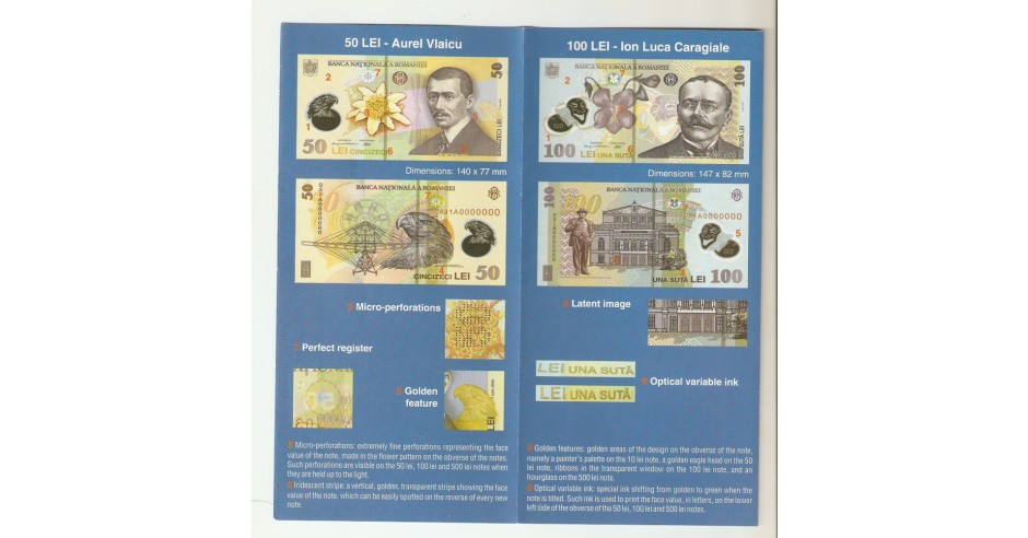 PLIANT BANCNOTE SI MONEDE ROMANIA / 2000 | arhiva Okazii.ro