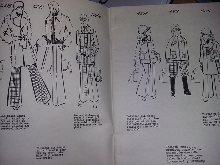 Album de schite toamna iarna 1974-1975,moda si creatie vestimentara,tp ...