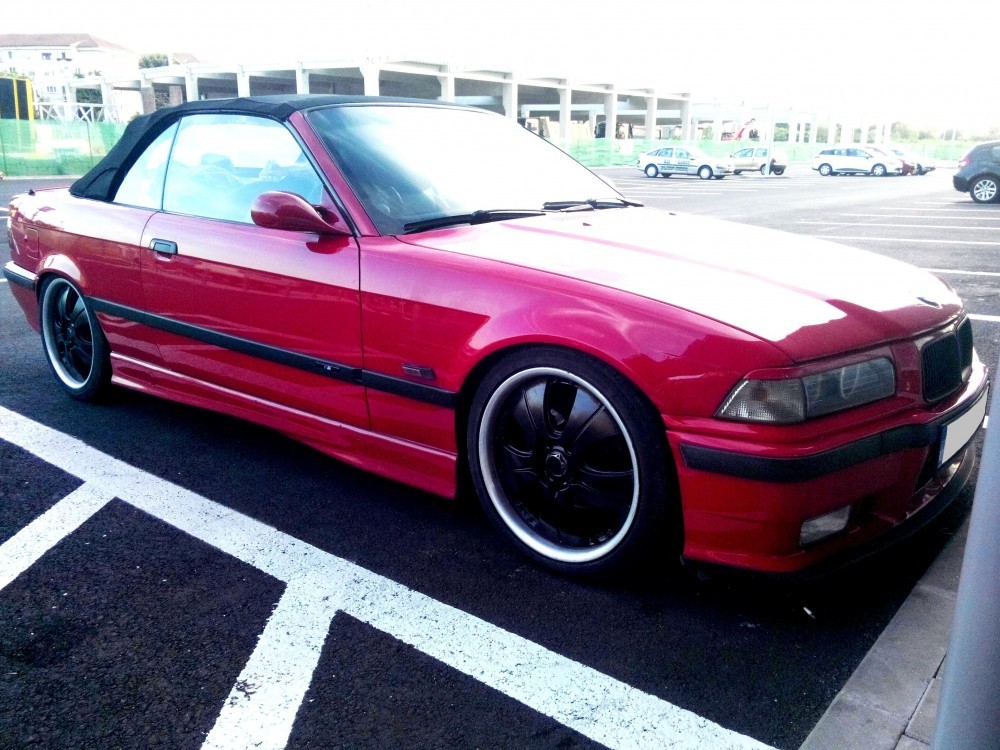 vand BMW 320 E36 Cabriolet Cabrio decapotabil M-Paket int-ext Imola Rot ...