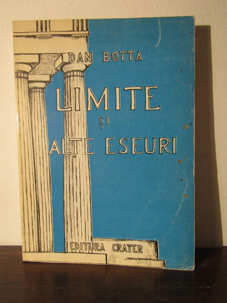 LIMITE SI ALTE ESEURI-DAN BOTTA | arhiva Okazii.ro