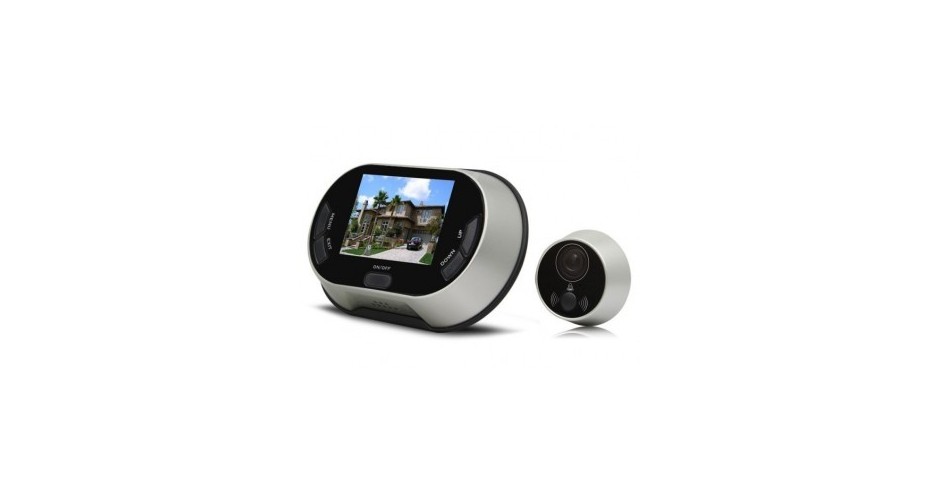 Camera vizor 3.5 inch pentru usa cu ecran LCD, sonerie si functie foto ...