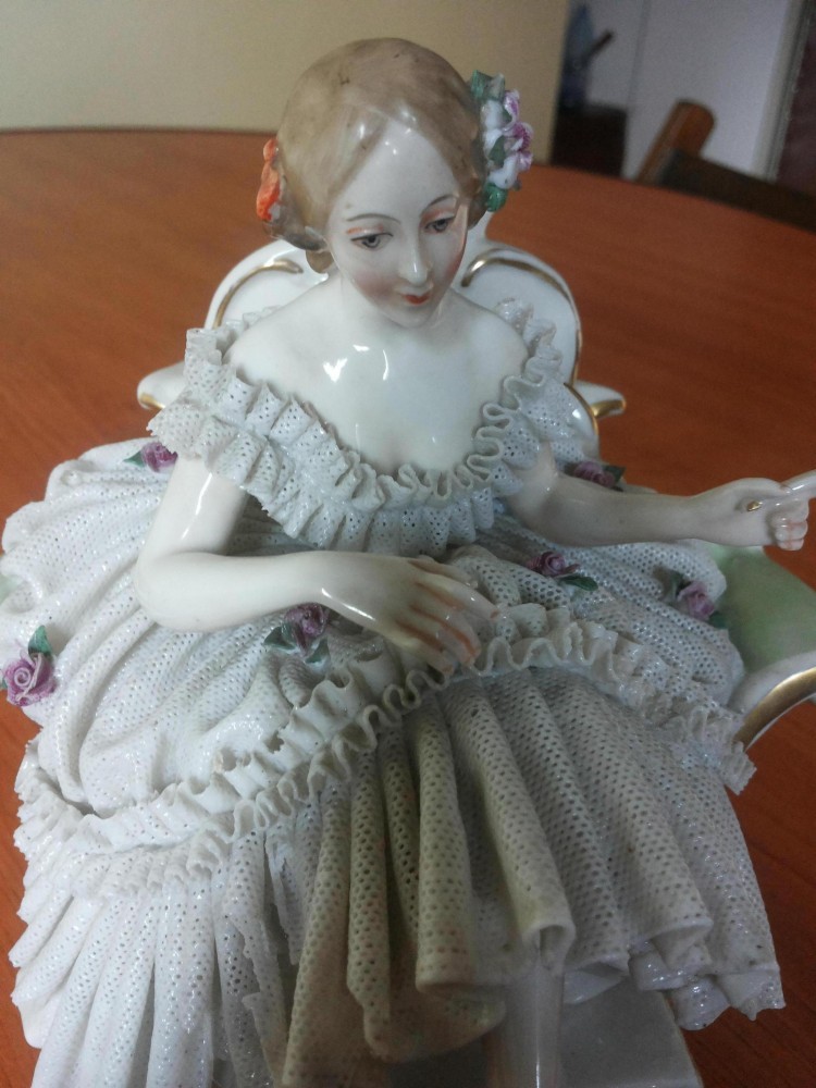 Balerina portelan, bibelou vechi german Rudolstadt , 1901-1920 | arhiva ...