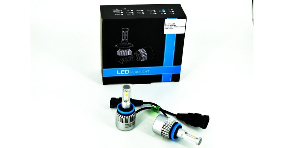 Set Bec H11 cu LED S2 chip led 40W - 4800 lumen 6000k 12-24V | arhiva ...