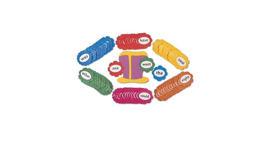 Jolly Phonics Tricky Words Wall Flowers (in Print Letters) | arhiva ...