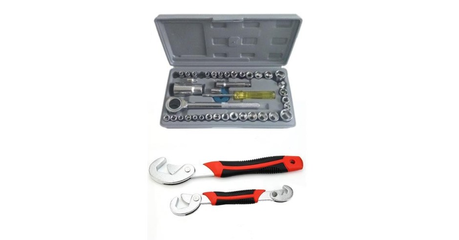 Set: Trusa 40 chei tubulare + Set 2 chei universale Snap Grip | arhiva ...