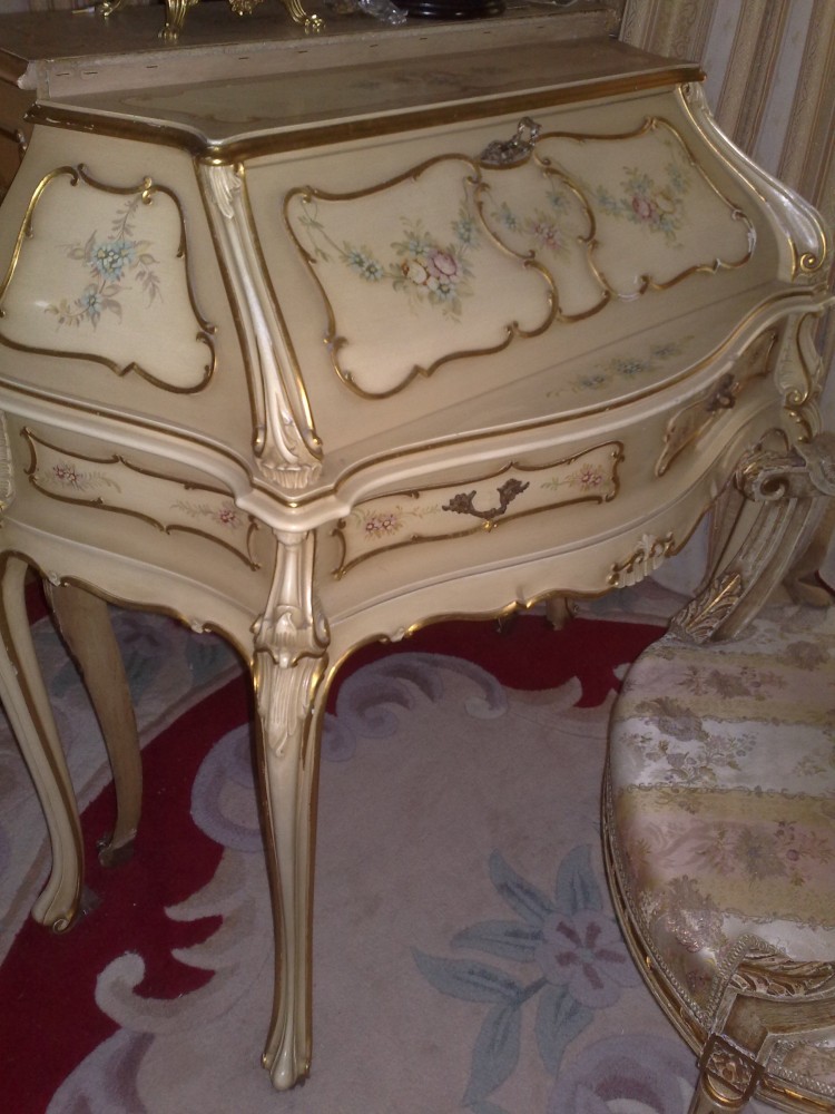 secretaire/birou dama/mobila baroc venetian/mobilier de arta/anticariat ...