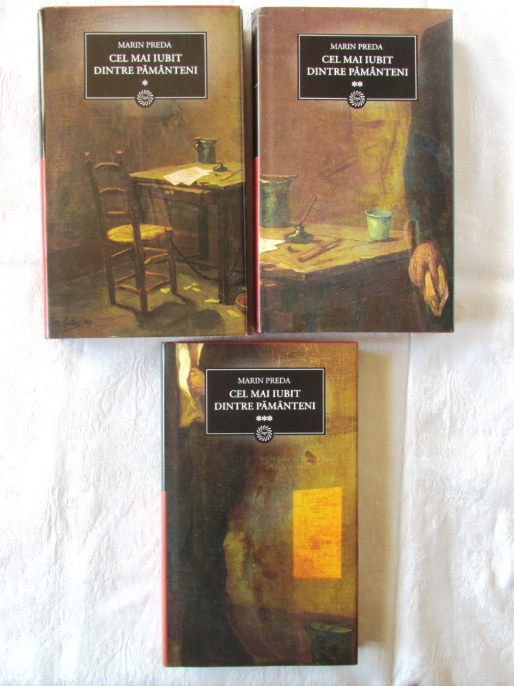 "CEL MAI IUBIT DINTRE PAMANTENI", 3 vol., Marin Preda, 2009. Carti noi ...