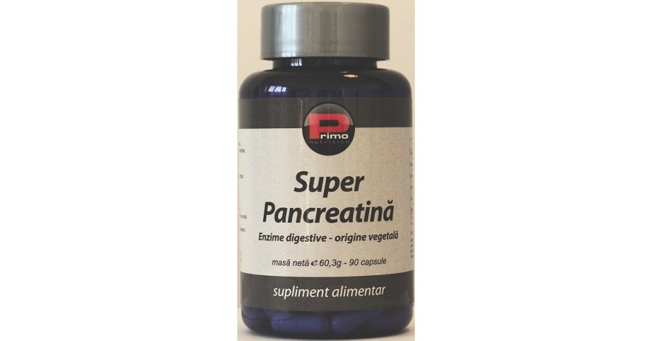 Pancreatina, enzime pancreatice, enzime digestive, 90 capsule | arhiva ...