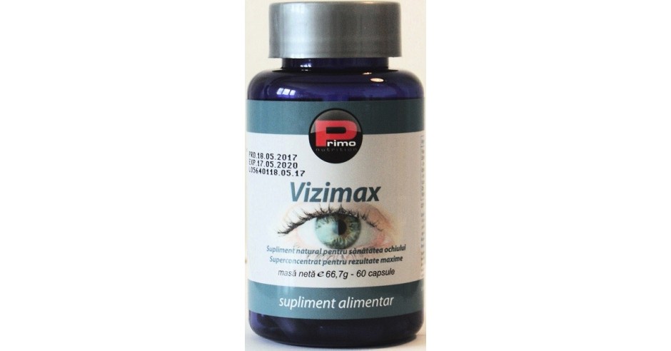 Vizimax- luteina forte, zeaxantina, luteina cu afine, luteina 40 mg, 60 ...