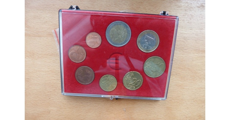 Lot monede Euro in cutie de prezentare | arhiva Okazii.ro