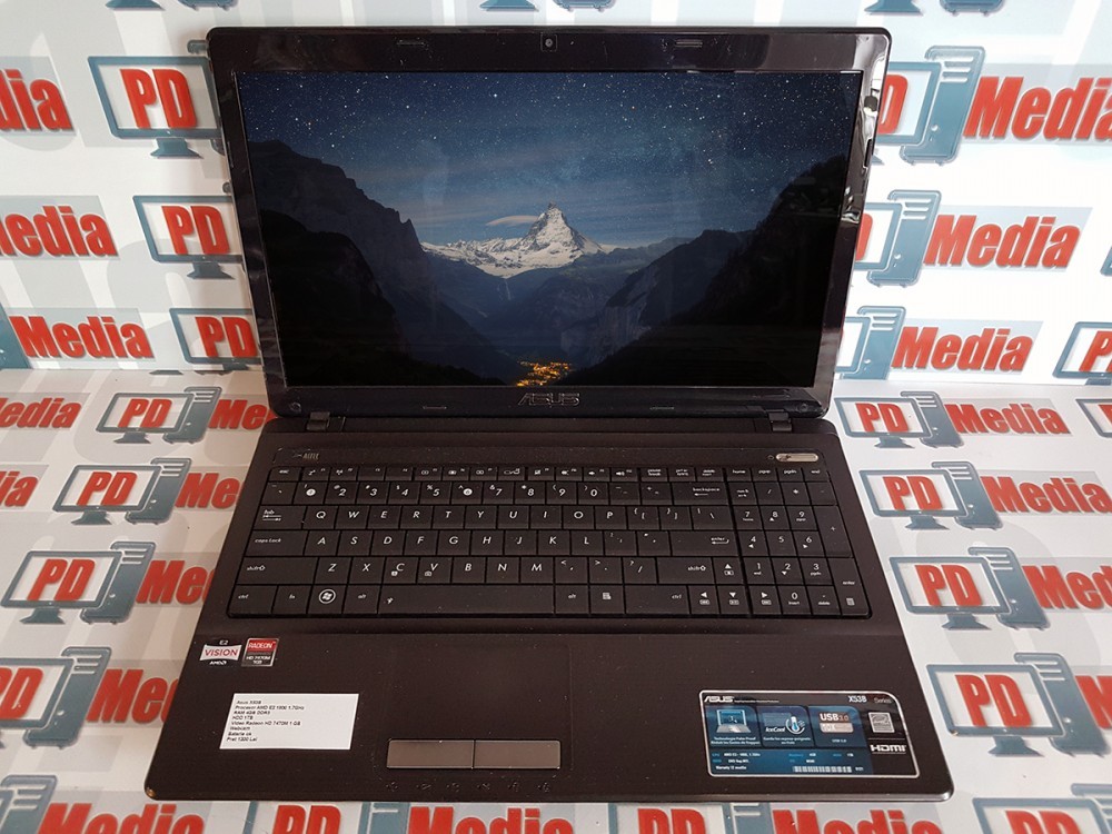 Laptop Asus X53B AMD 1.7GHz RAM 4 GB HDD 1 TB Radeon 7470M 1GB Wi-Fi ...