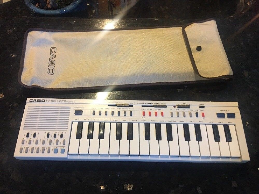 orga casio Vintage Casio PT-20 Keyboard Electronic Musical Instrument ...