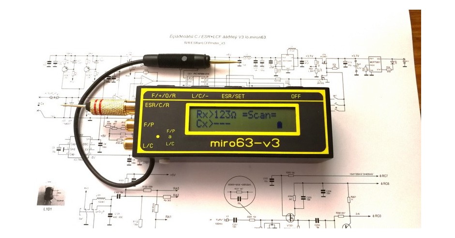 ESR - Metru cu analizor + LCFP miron63 (incasetat) | arhiva Okazii.ro