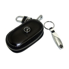 Port chei auto din piele ecologica + Breloc din otel - MERCEDES-BENZ ...