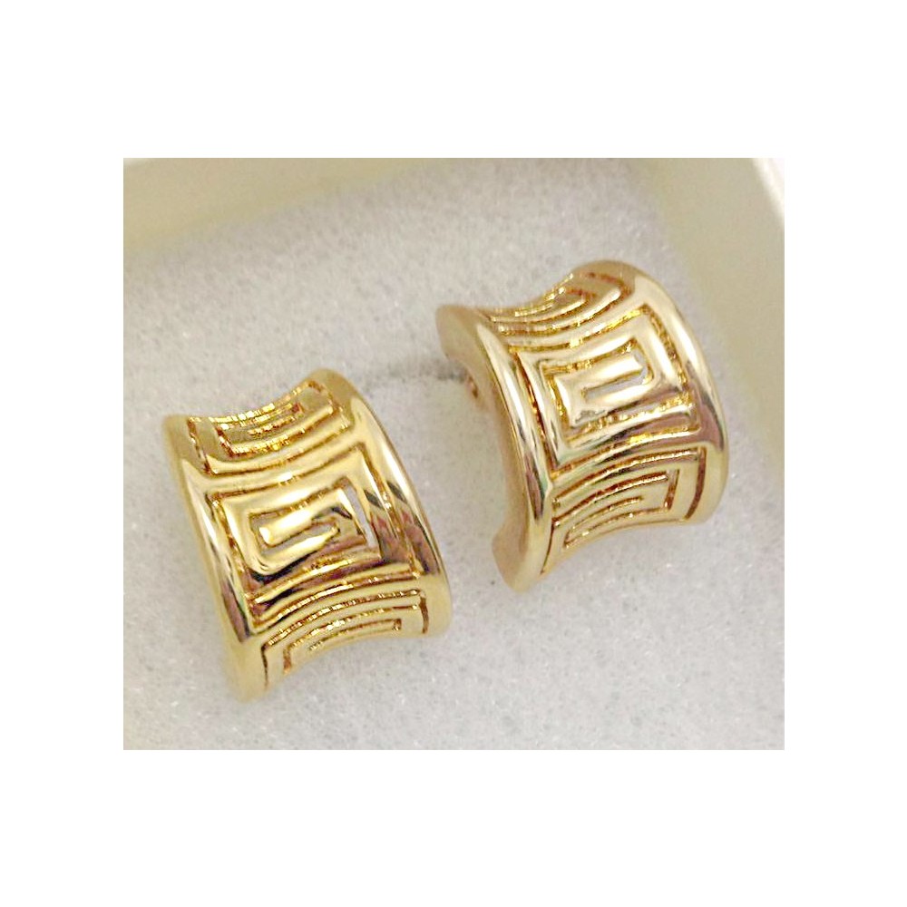 OFERTA- Cercei CLIPS gama VERSACE placati cu aur galben 18k | arhiva ...