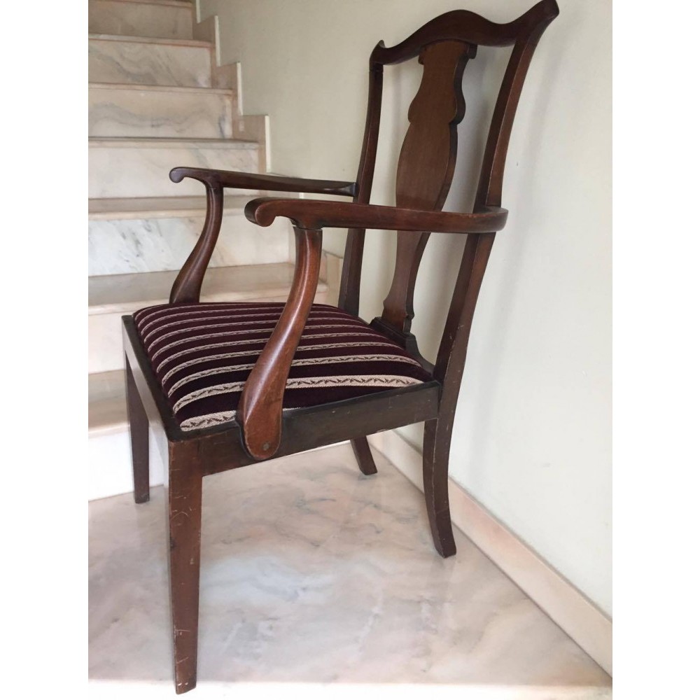 SCAUN de BIROU ENGLEZESC TIP JILT DIN LEMN - 1900 | arhiva Okazii.ro