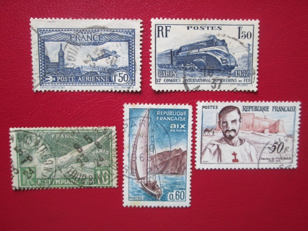 TIMBRE FRANTA LOT STAMPILAT | arhiva Okazii.ro