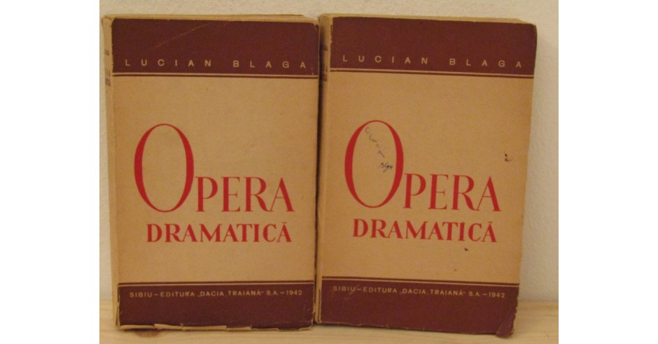 OPERA DRAMATICA -LUCIAN BLAGA | arhiva Okazii.ro