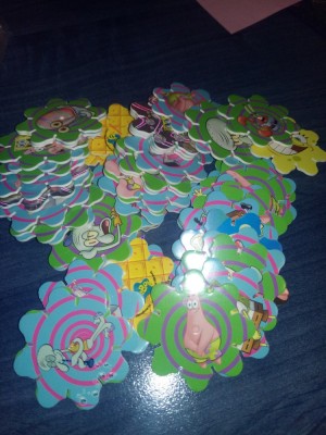 Spongebob jetoane/spinner Kaufland-46 bucati | arhiva Okazii.ro