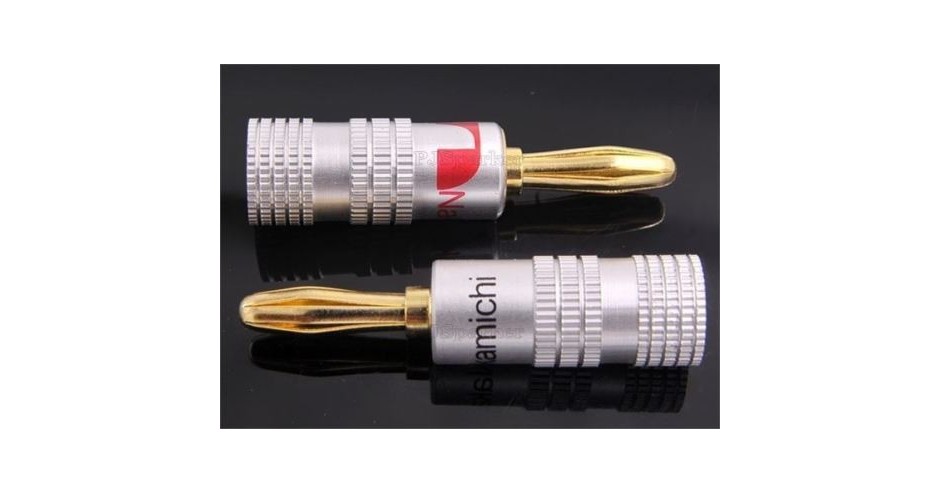 Conectori boxe tip banana Nakamichi *pret per bucata* | arhiva Okazii.ro