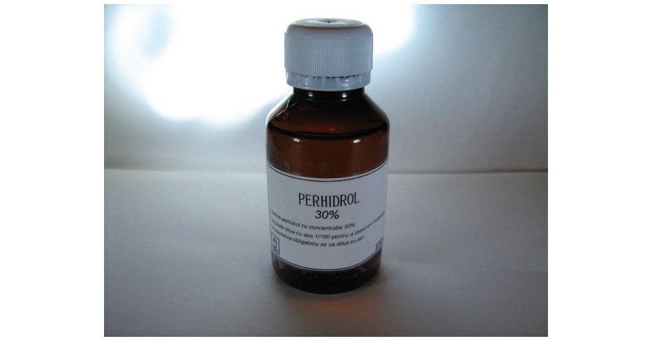 PERHIDROL concentrat 100ml . Ideal pentru fabricarea de APA OXIGENATA ...