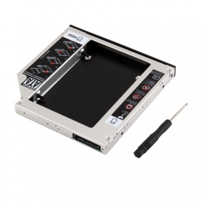 Caddy HDD/SSD 9.5mm SATA la SATA, Adaptor Rack Optic Laptop ...