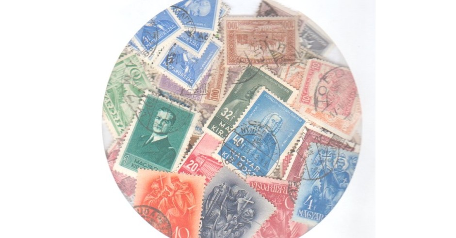 Lot 100 de timbre vechi, stampilate | arhiva Okazii.ro