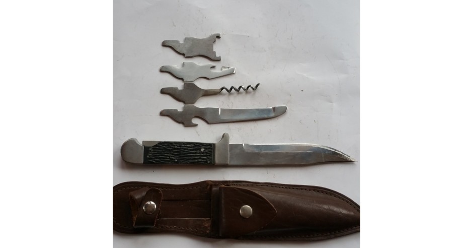 CUTIT de VINATOARE ROMANESC - fabricat la Cugir - perioada comunista ...