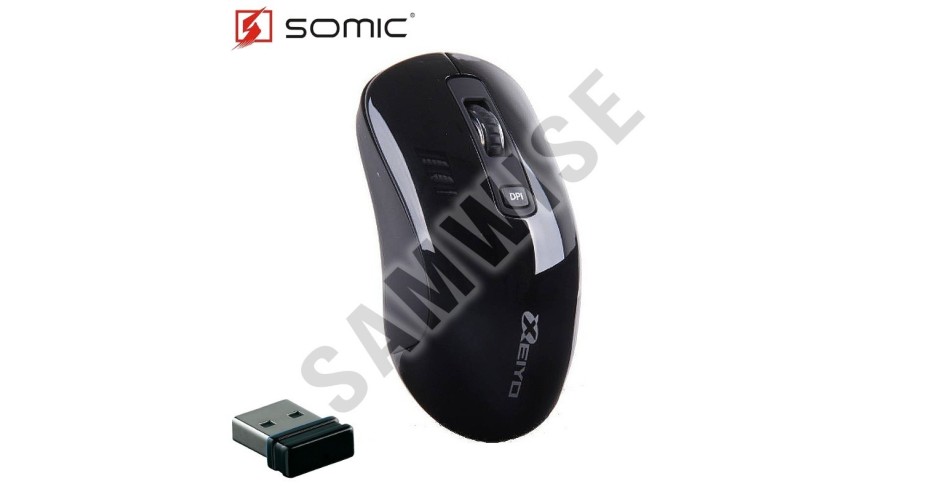 NOU ! Mouse Notebook Somic Xeiyo W708, Wireless, Black GARANTIE ...