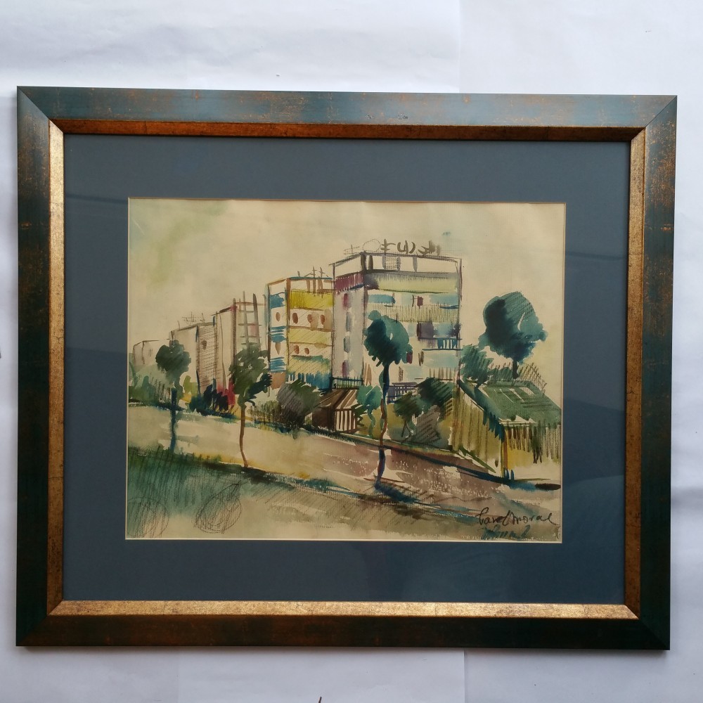 MARCEL PAVEL - pictor , grafician Iesean - Splai Bahlui - Iasi ...