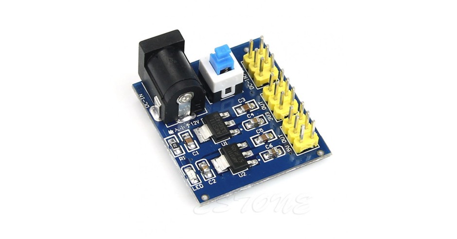 DC converter step-down, IN:6-12V, OUT:3.3V / 5V / 12V (800mAh) Arduino ...
