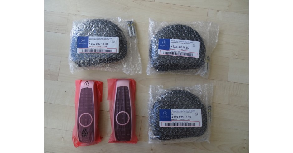 Original Mercedes set , casti si telecomanda A2228201889 , A2228206089 ...