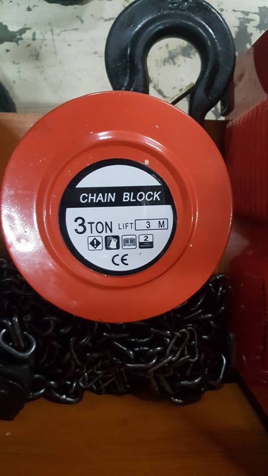 Scripete troliu palan manual 3T Palan cu lant de 3 metri | arhiva Okazii.ro