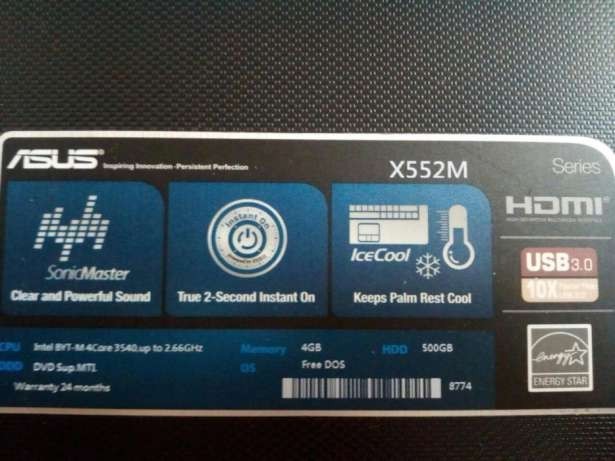 Laptop Asus X552M | arhiva Okazii.ro