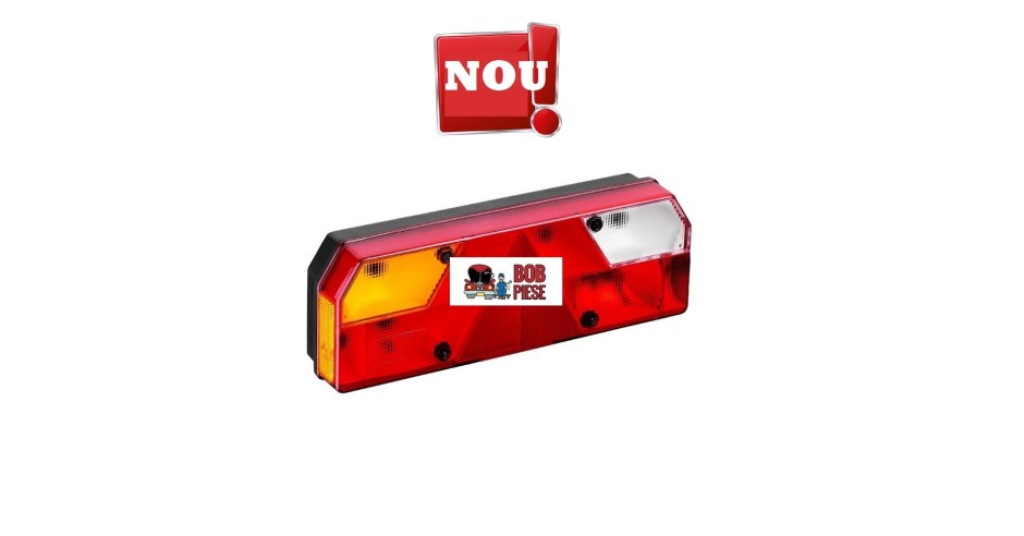 Dispersor geam lampa spate tripla stanga remorca semiremorca trailer ...