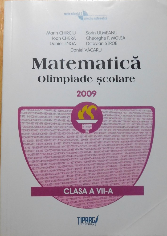 Matematica. Olimpiade scolare, clasa a VII-a de Marin Chirciu | arhiva ...